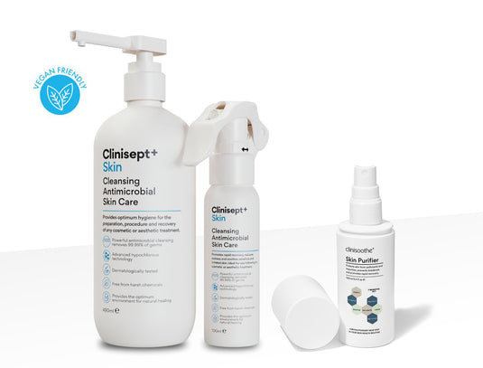Clinisept+ Skin Care og Hånddesinfektion 490 ml – SkinSense